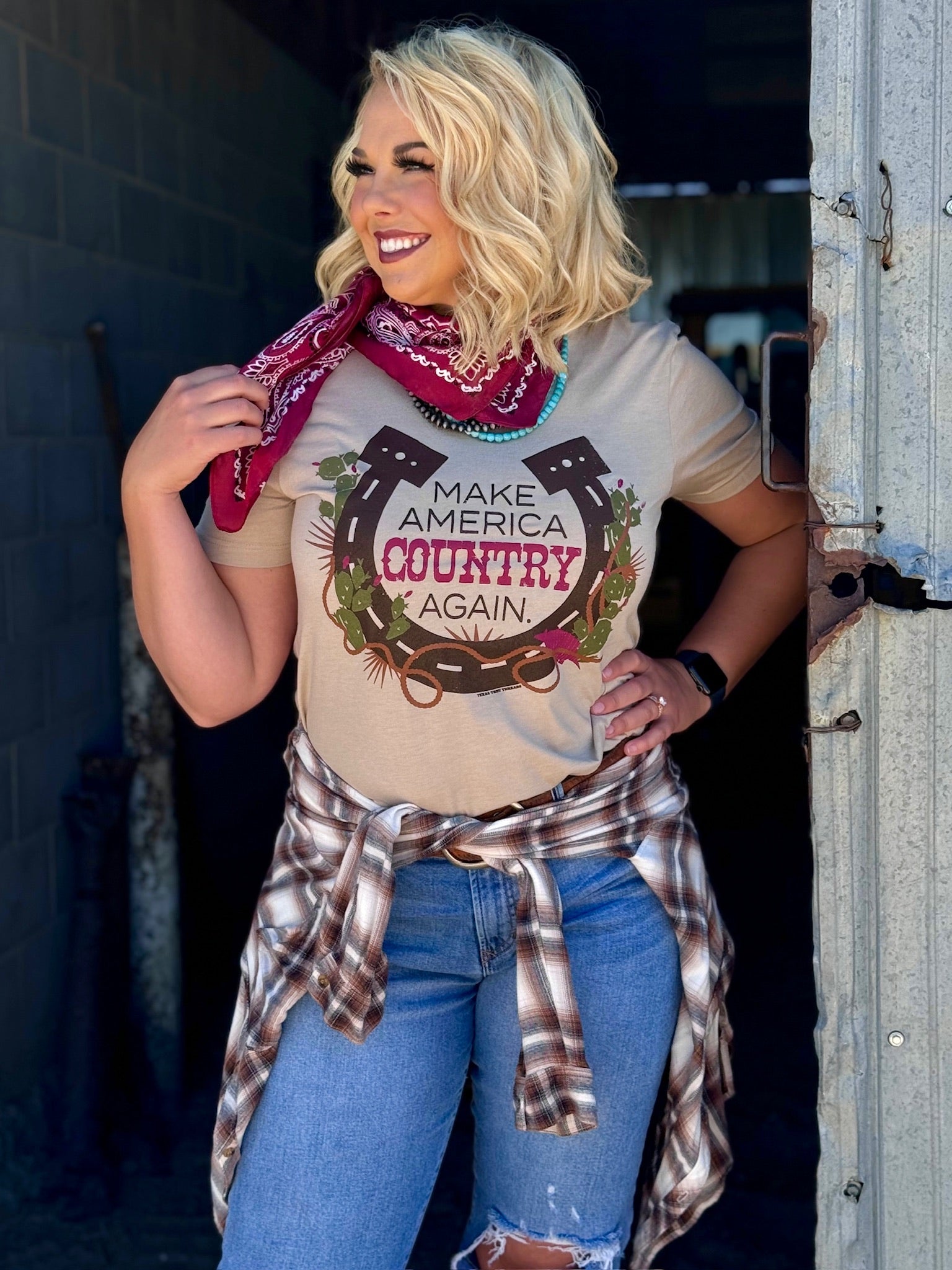 Make America Country Again Graphic Tee by Texas True Threads – Horse ...