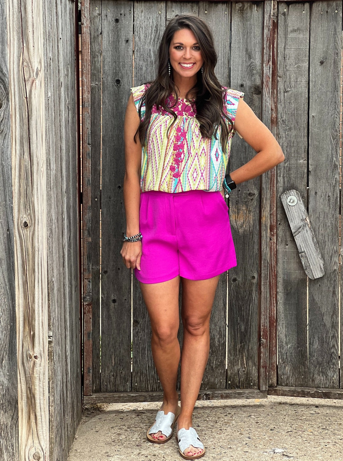 Tae Magenta Shorts – Horse Creek Boutique
