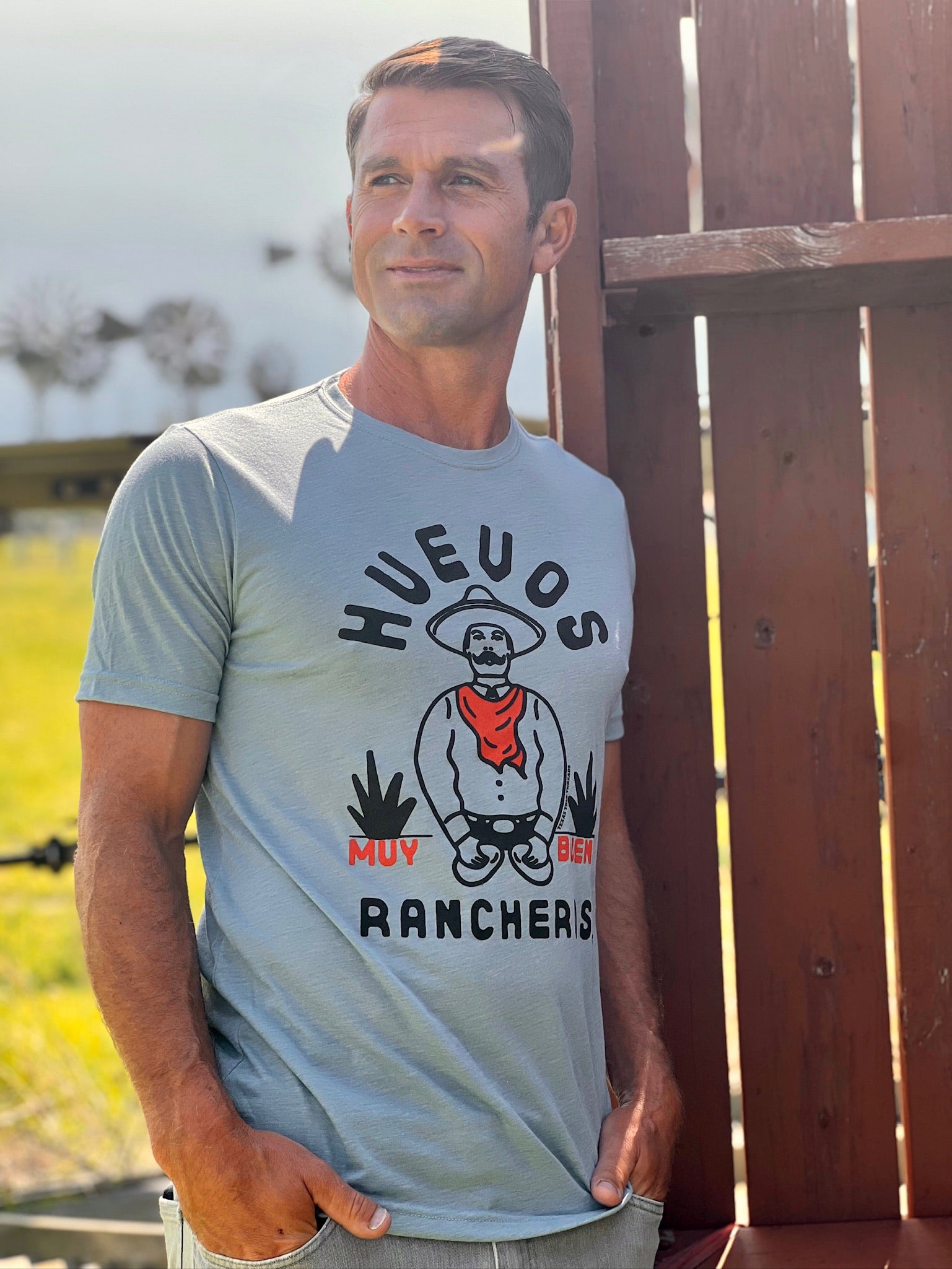 Huevos Ranchos Graphic Tee by Texas True Threads – Horse Creek Boutique