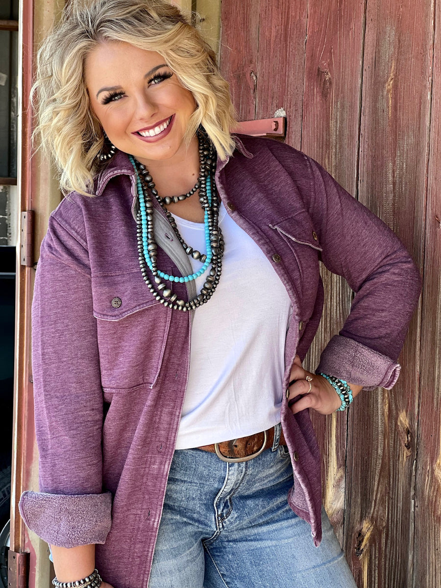 Shell Shacket by Texas True Threads – Horse Creek Boutique